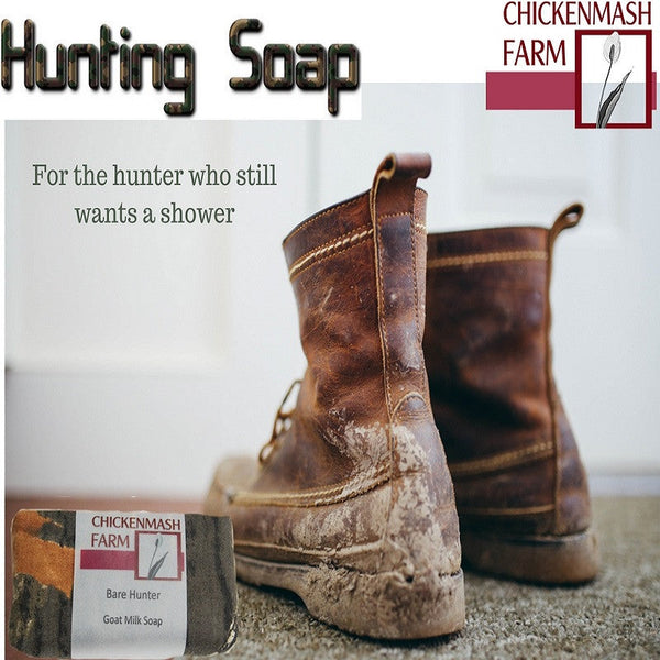 Hunters Soap For Men | Goat Milk Soap by Chickenmash Farm